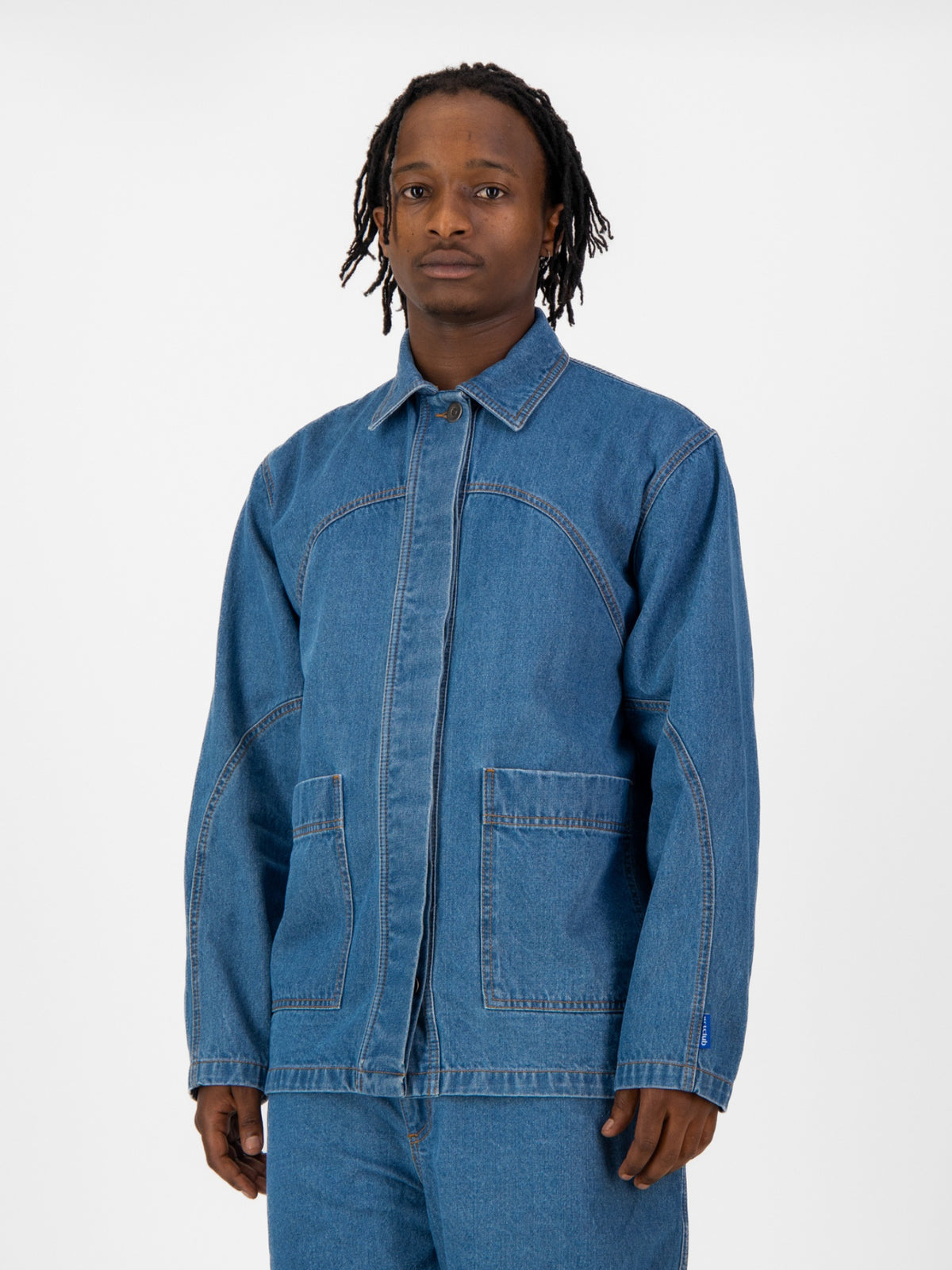 Engineered Denim Jacket (extra length) - Washed Indigo – Artclub and ...